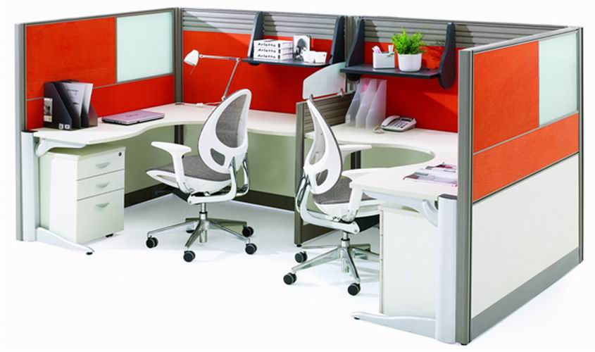 -high end office cubicle custom size color l type office partition